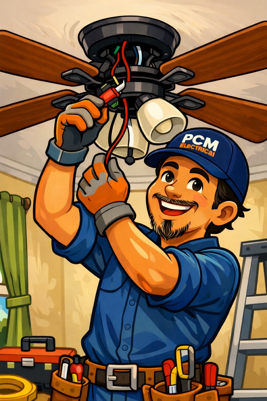 Ceiling Fan Installation & Replacement | PCM Electrical